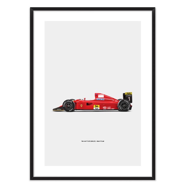 Ferrari F1 Poster Car 1 - Etsy