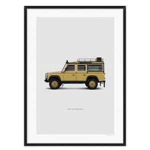 Land Rover Defender 110 - Car Poster - Etsy
