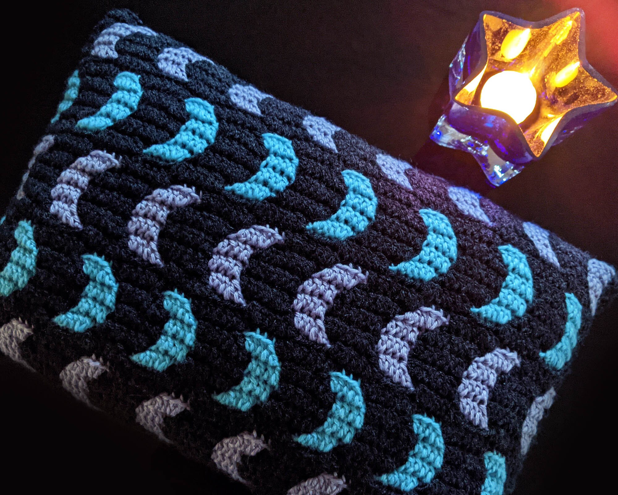 Good Night Mosaic Crochet Pattern Chart Crescent Moons by - Etsy Canada