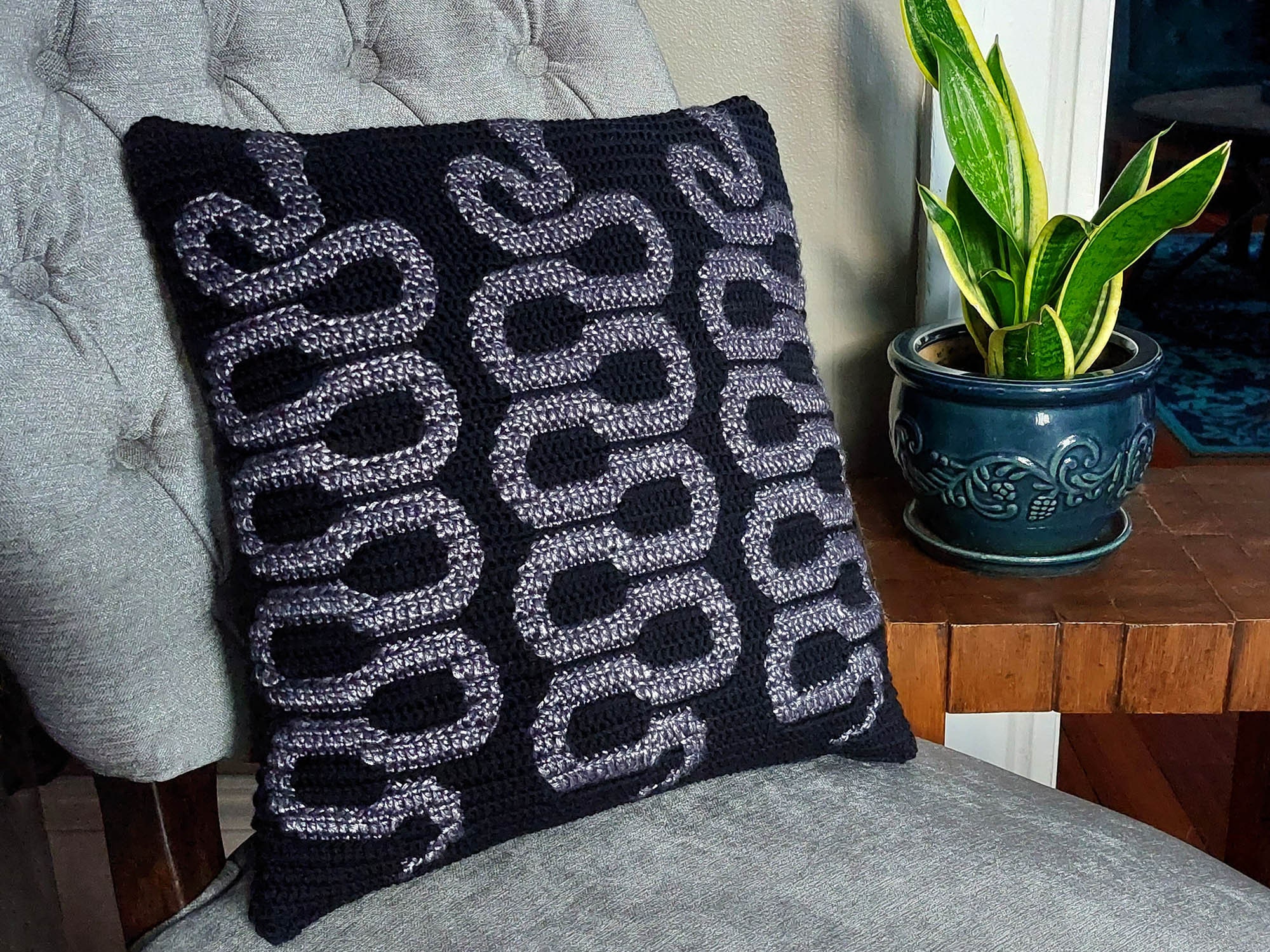 Alexander Snake Mosaic Crochet Pattern Chart by Sixel Design - Etsy