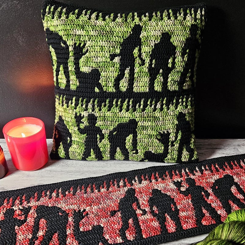 Zombie Tapestry Crochet - Etsy
