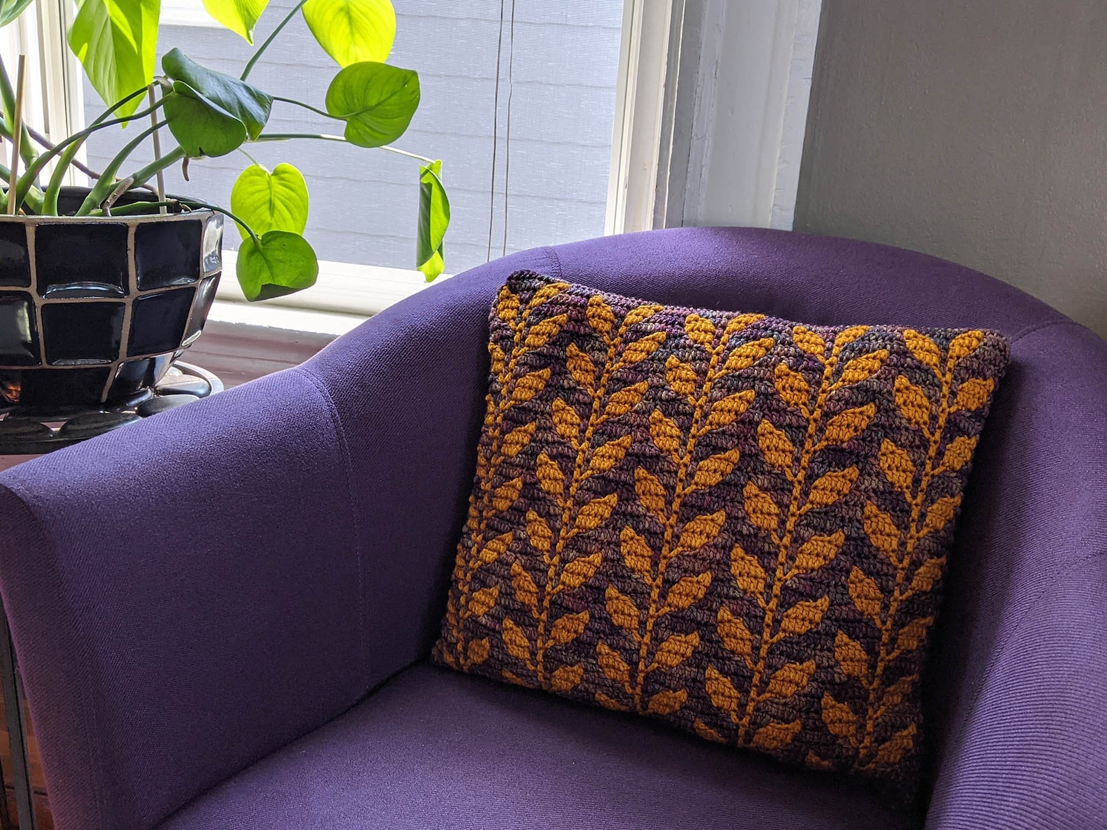 Foliage Mosaic Crochet Pattern Chart by Sixel Design - Etsy