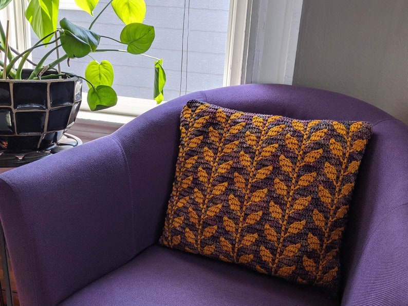 Foliage Mosaic Crochet Pattern Chart by Sixel Design - Etsy