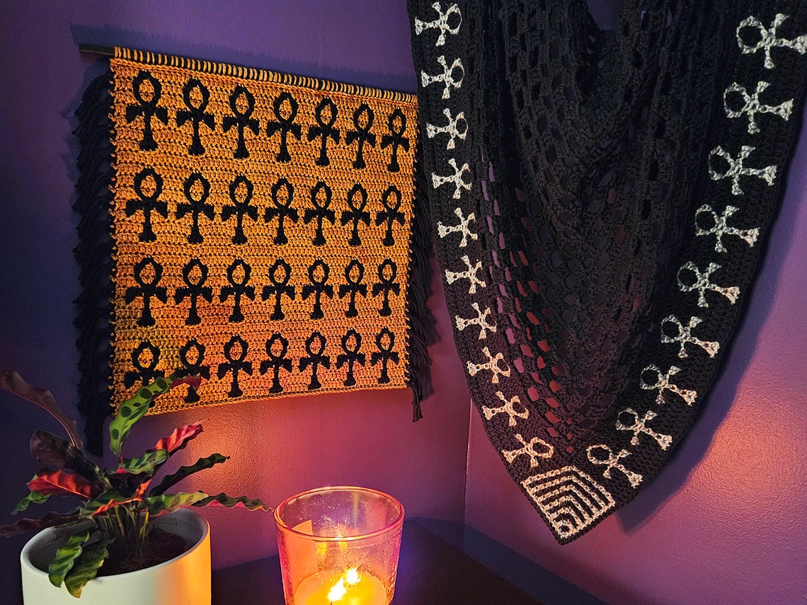 Ankh Mosaic Crochet Pattern by Sixel Design - Etsy
