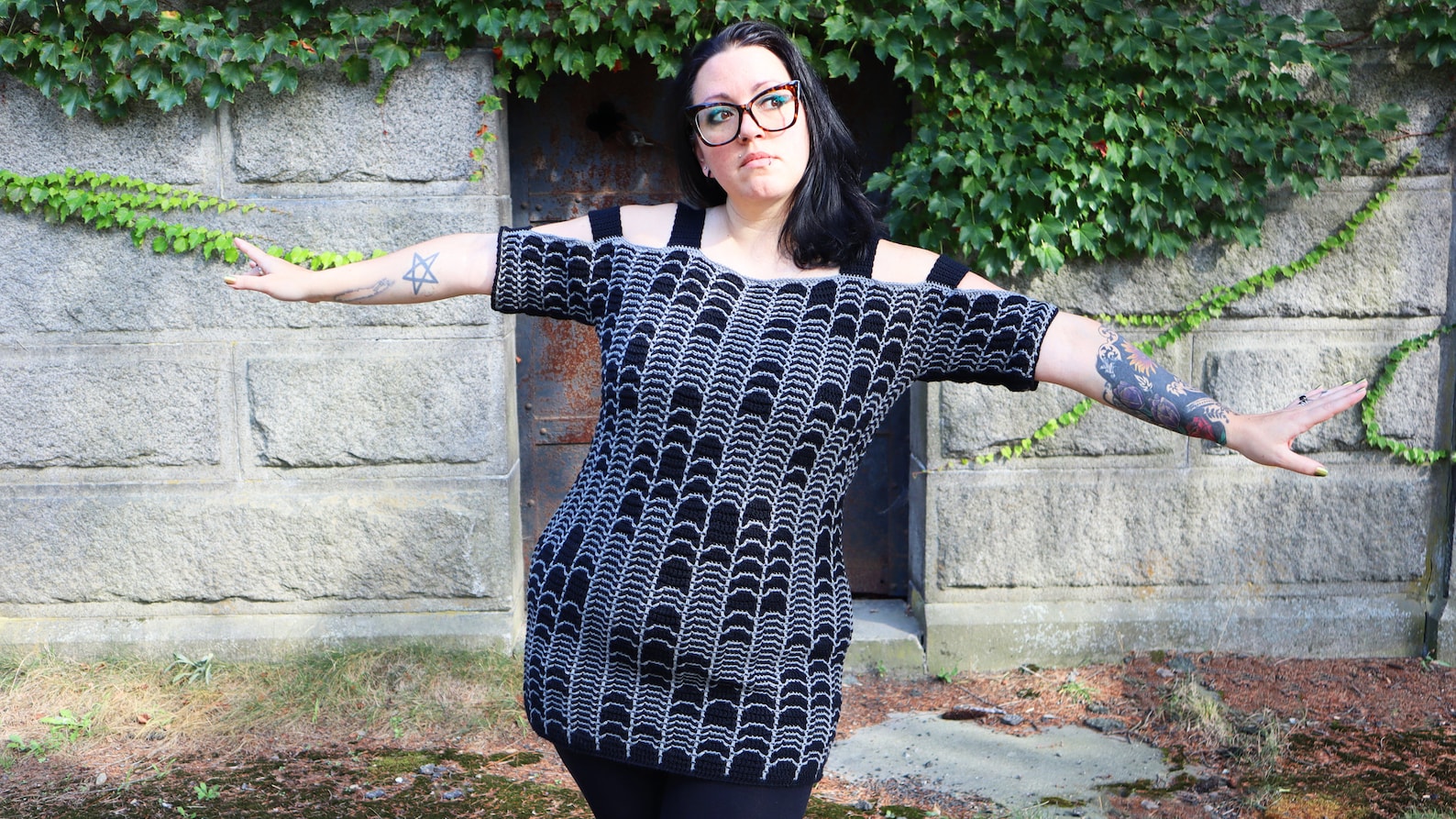 Black Widow Mosaic Crochet Pattern Spider Chart by Sixel - Etsy