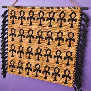 Ankh Mosaic Crochet Pattern by Sixel Design - Etsy
