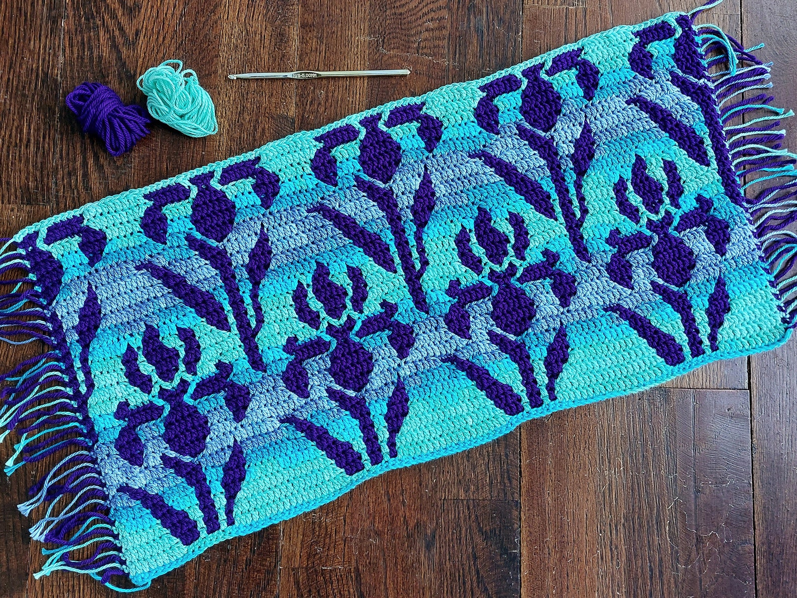 Irises Mosaic Crochet Pattern Flower Chart by Sixel Design - Etsy UK