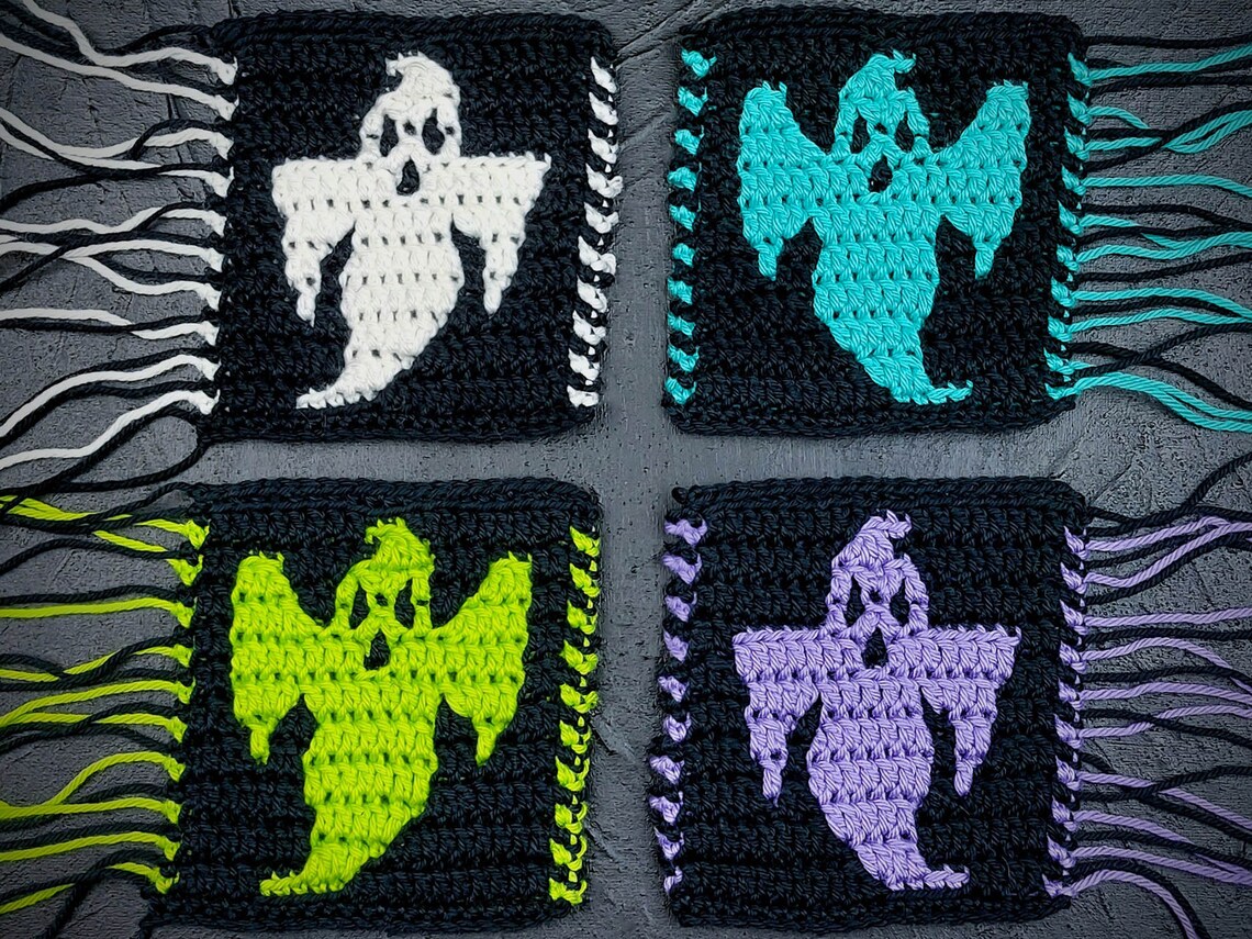 Ghosted Mosaic Crochet Pattern Ghost Chart by Sixel Design - Etsy