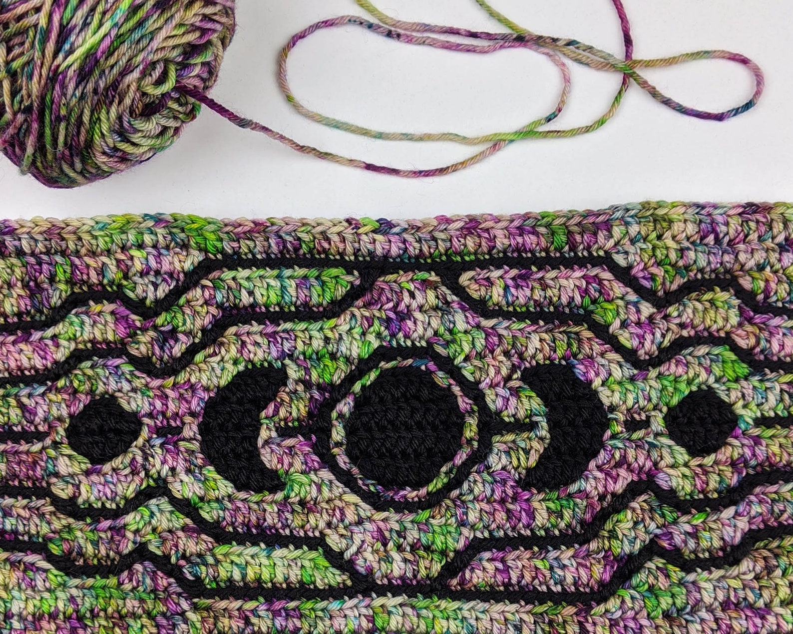 Gravity Mosaic Crochet Pattern Chart Celestial Wall Hanging | Etsy