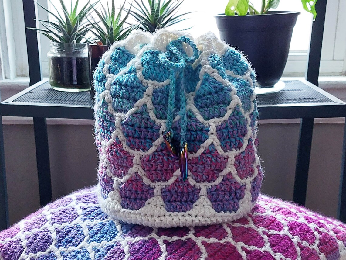 Dragon Scales Mosaic Crochet Pattern Chart by Sixel Design - Etsy Australia