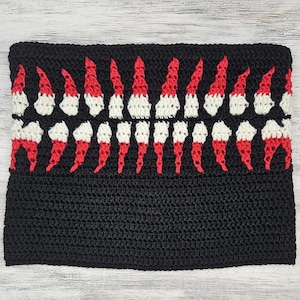 Teeth Mosaic Crochet Pattern by Sixel Design - Etsy