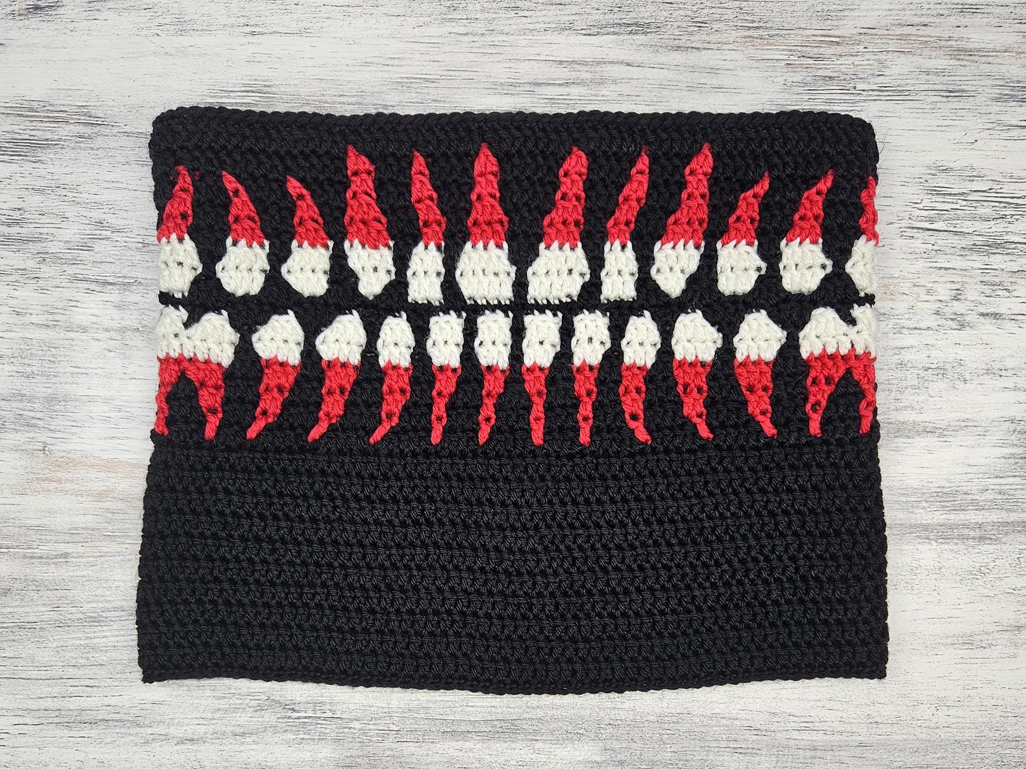 Teeth Mosaic Crochet Pattern by Sixel Design - Etsy