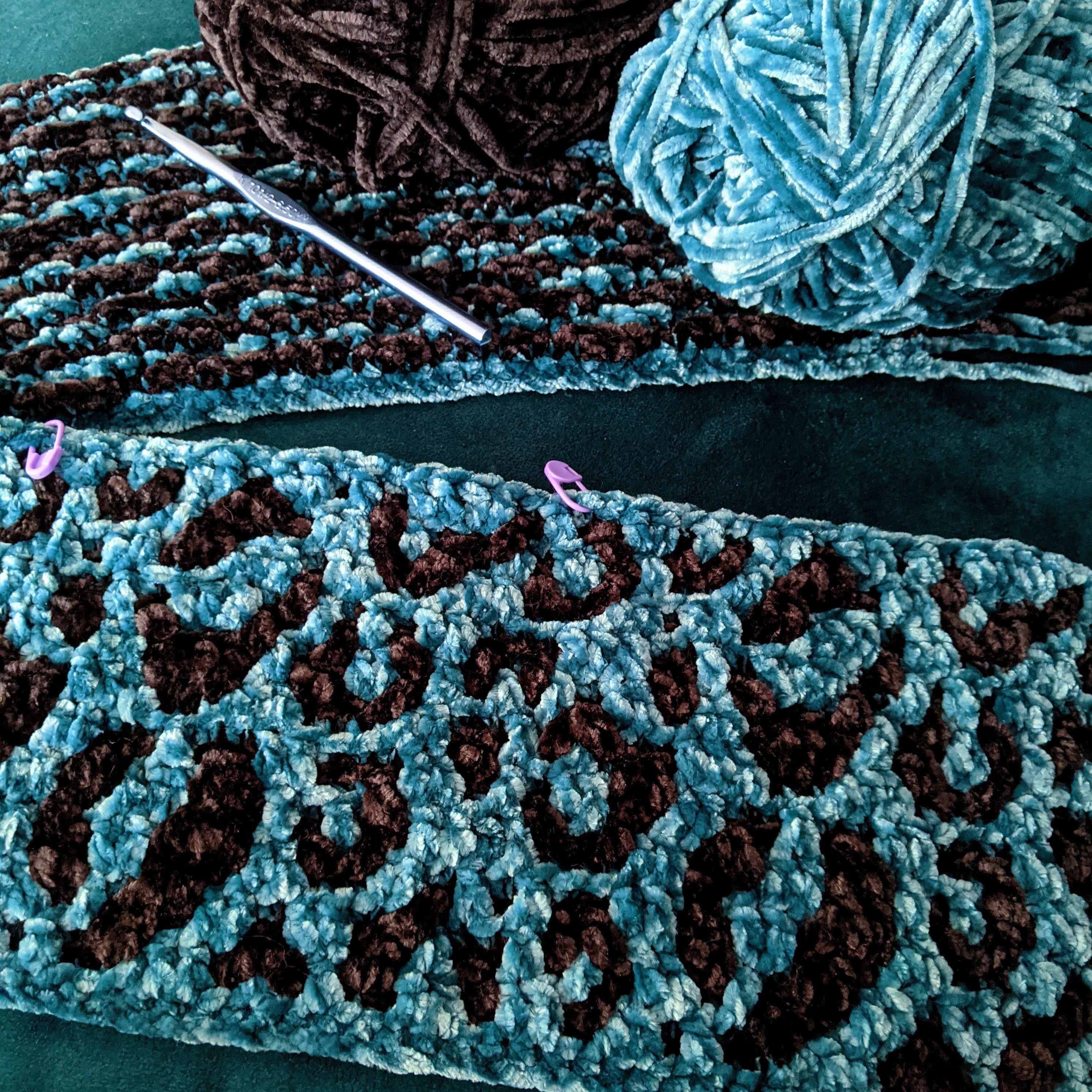 Wild Leopard Mosaic Crochet Pattern Chart by Sixel Design - Etsy