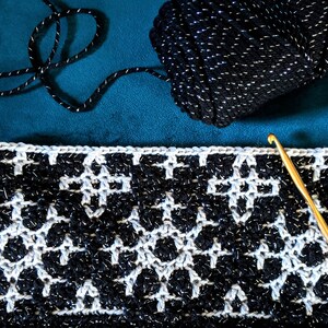 Snowflakes Mosaic Crochet Pattern Chart by Sixel Design - Etsy