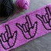 Hand Signs Mosaic Crochet Pattern Pack Charts by Sixel Design - Etsy