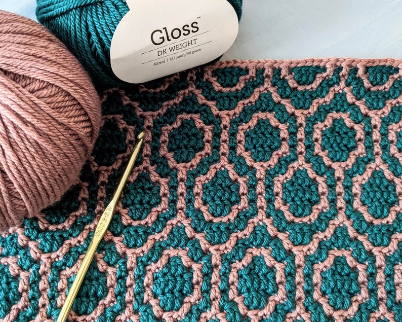 Overlook Mosaic Crochet Pattern Chart by Sixel Design Inspired - Etsy