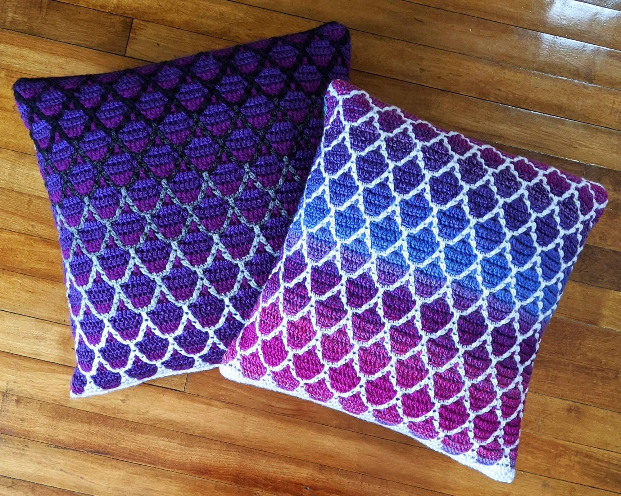 Dragon Scales Mosaic Crochet Pattern Chart by Sixel Design - Etsy UK