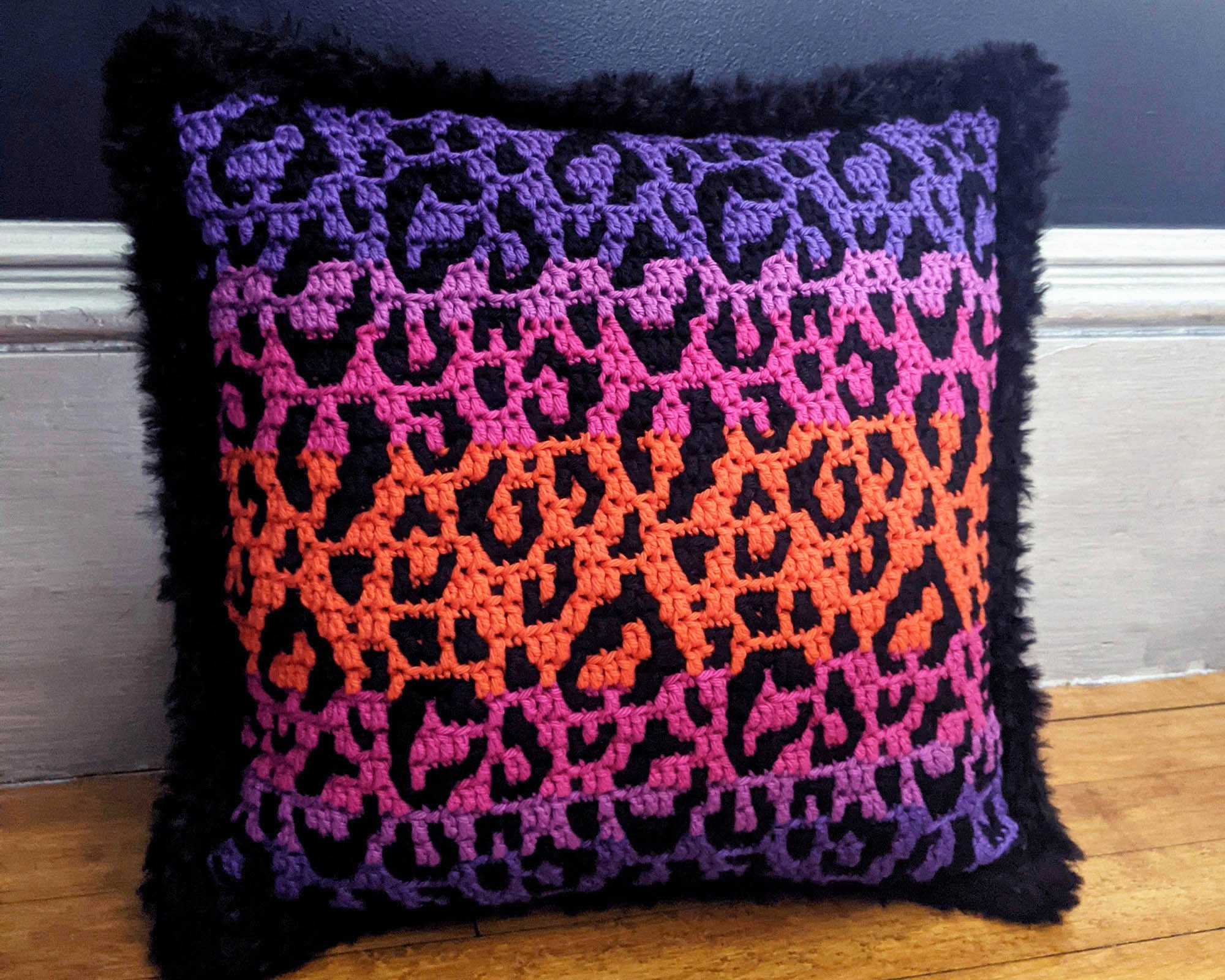 Wild Leopard Mosaic Crochet Pattern Chart by Sixel Design - Etsy