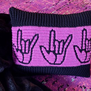 Hand Signs Mosaic Crochet Pattern Pack Charts by Sixel Design - Etsy