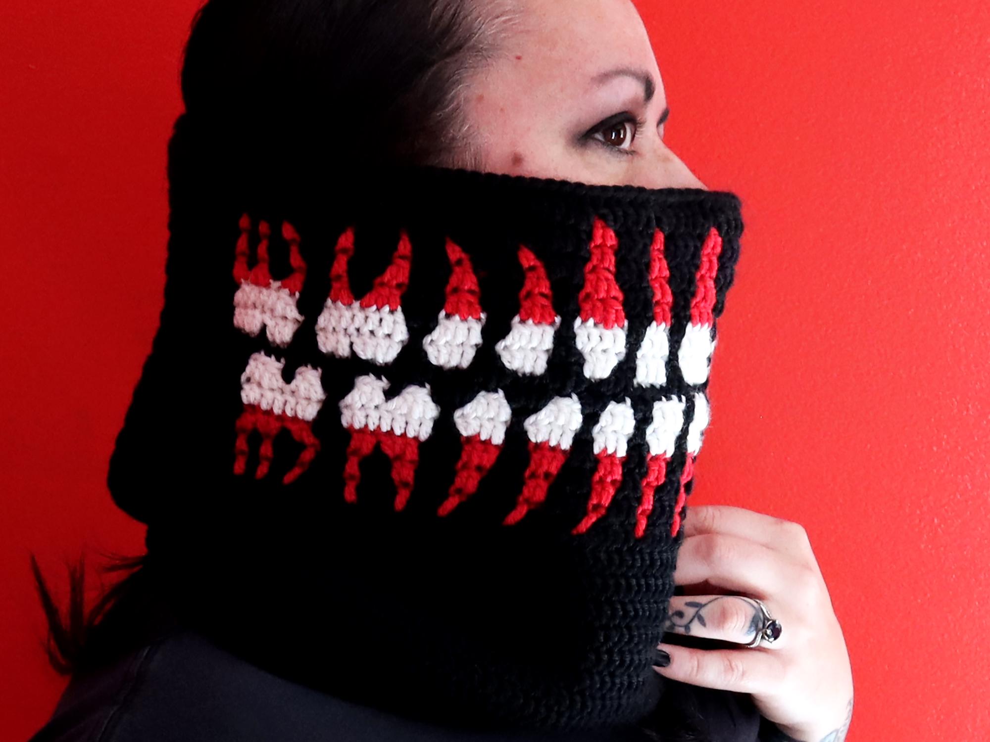 Teeth Mosaic Crochet Pattern by Sixel Design - Etsy