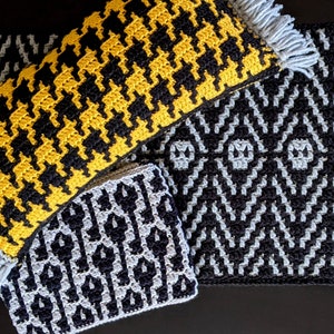 Beginner Mosaic Crochet Pattern Pack by Sixel Design - Etsy