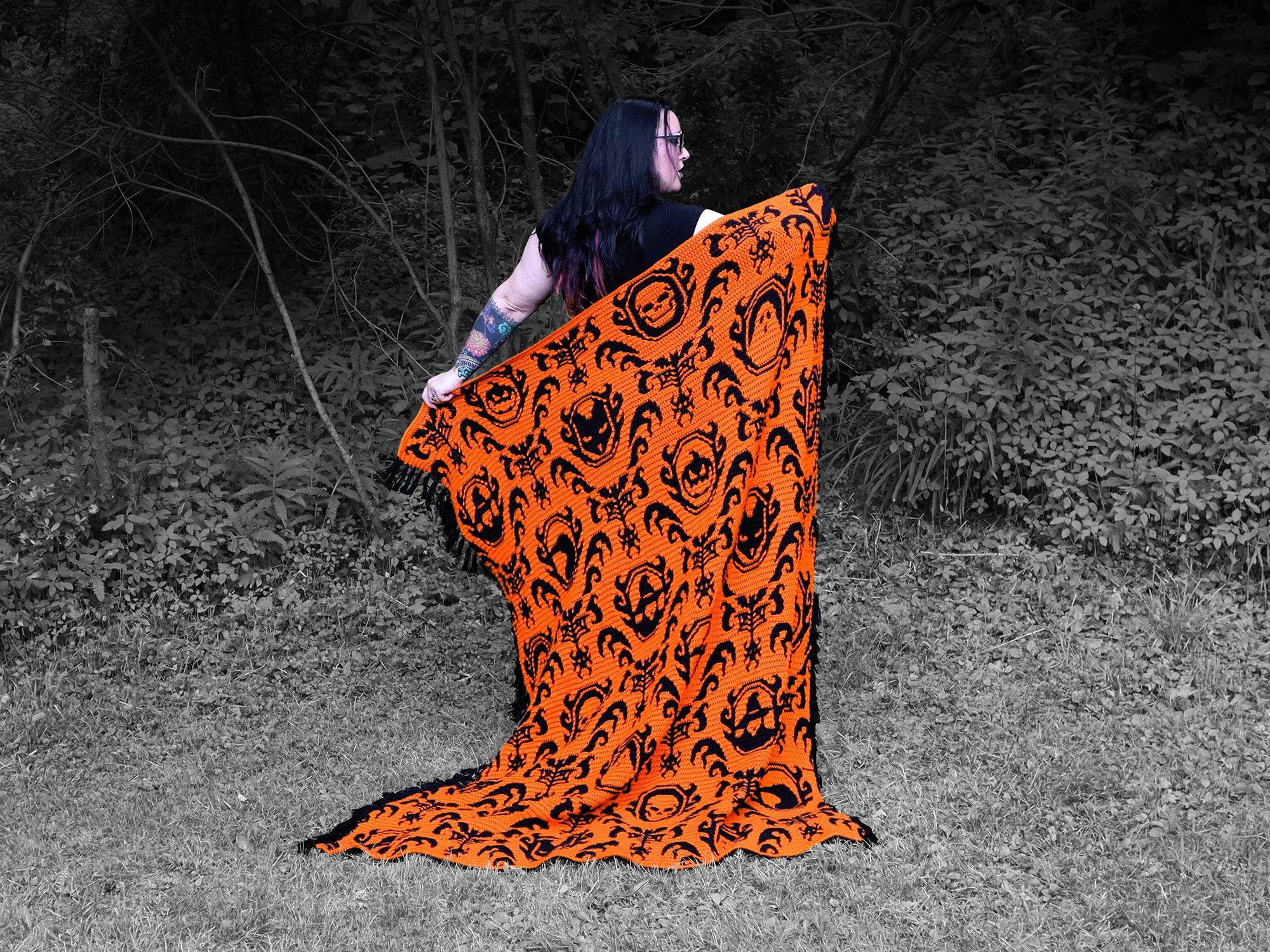 Gothica Mosaic Crochet Blanket Pattern by Sixel Design - Etsy