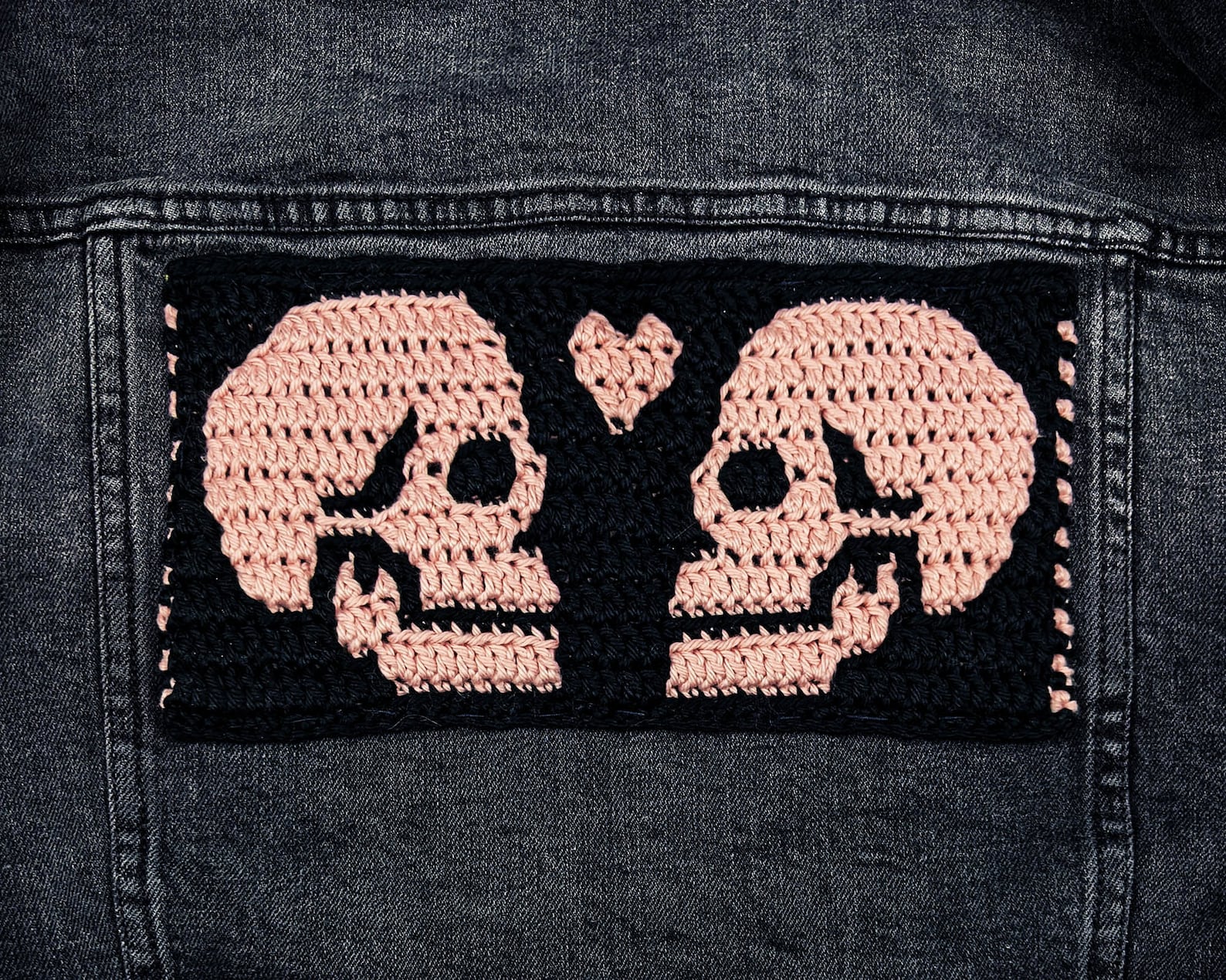 Love You to Death Mosaic Crochet Pattern Chart by Sixel | Etsy