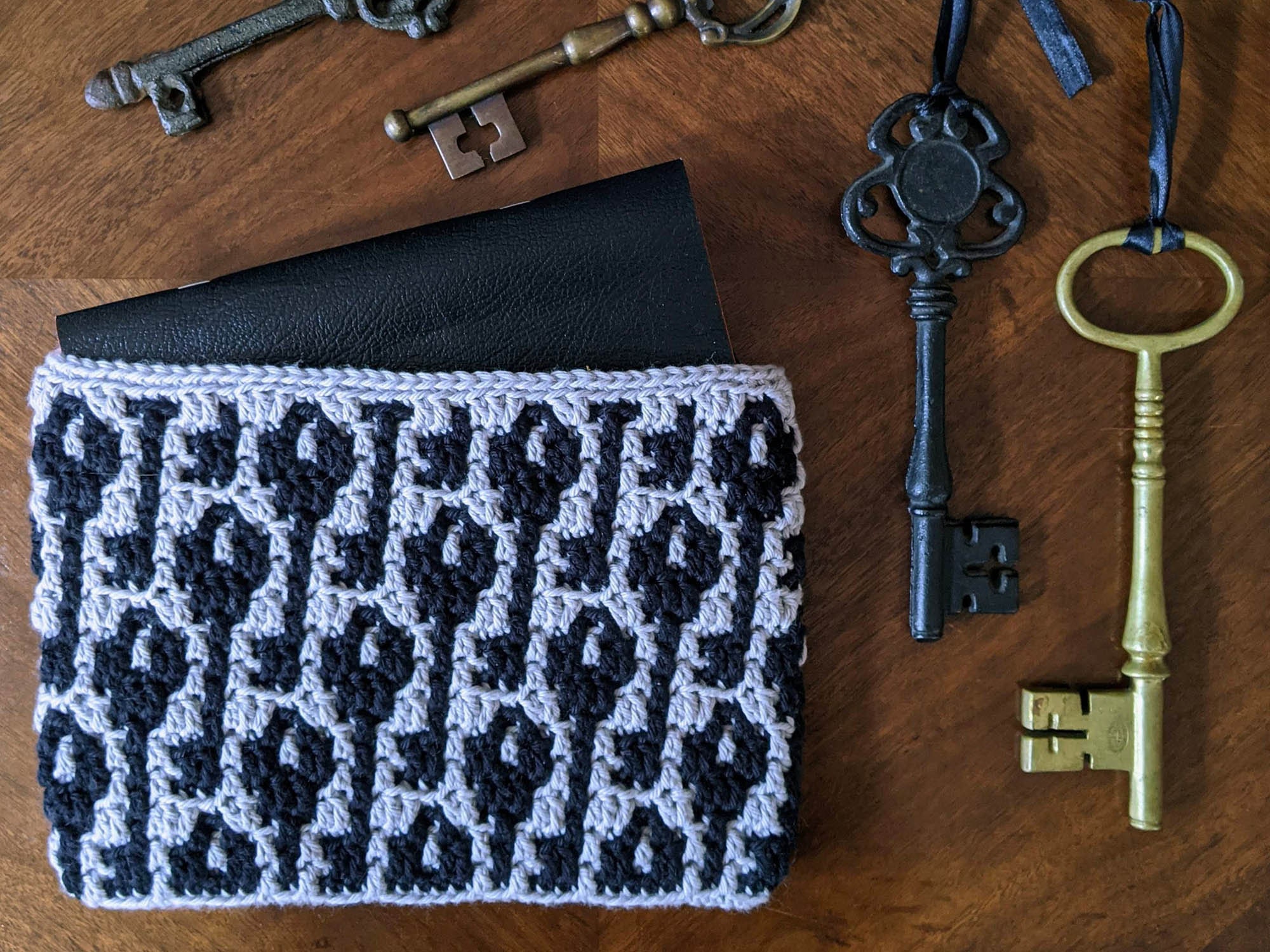 Vintage Keys Mosaic Crochet Pattern Chart by Sixel Design - Etsy