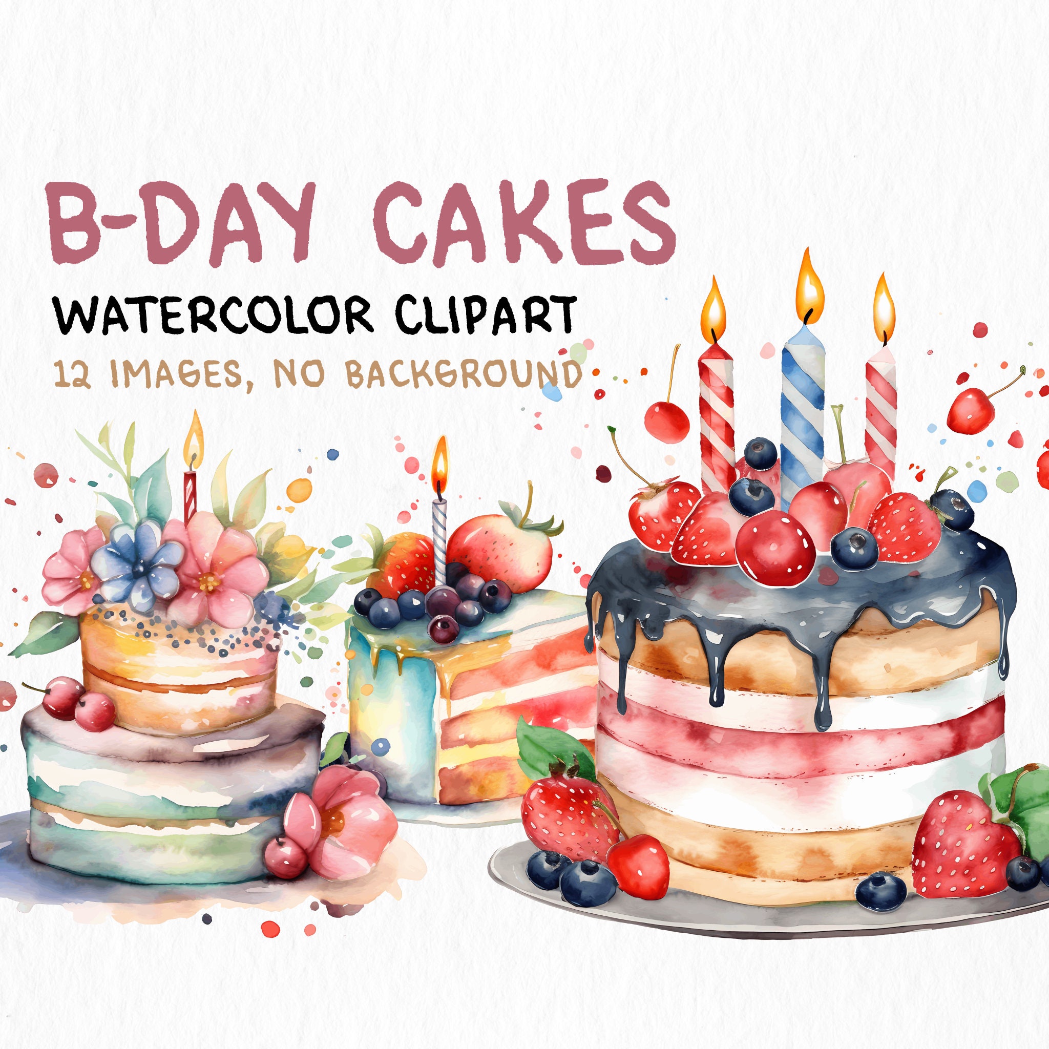 12th Birthday Cake Clip Art