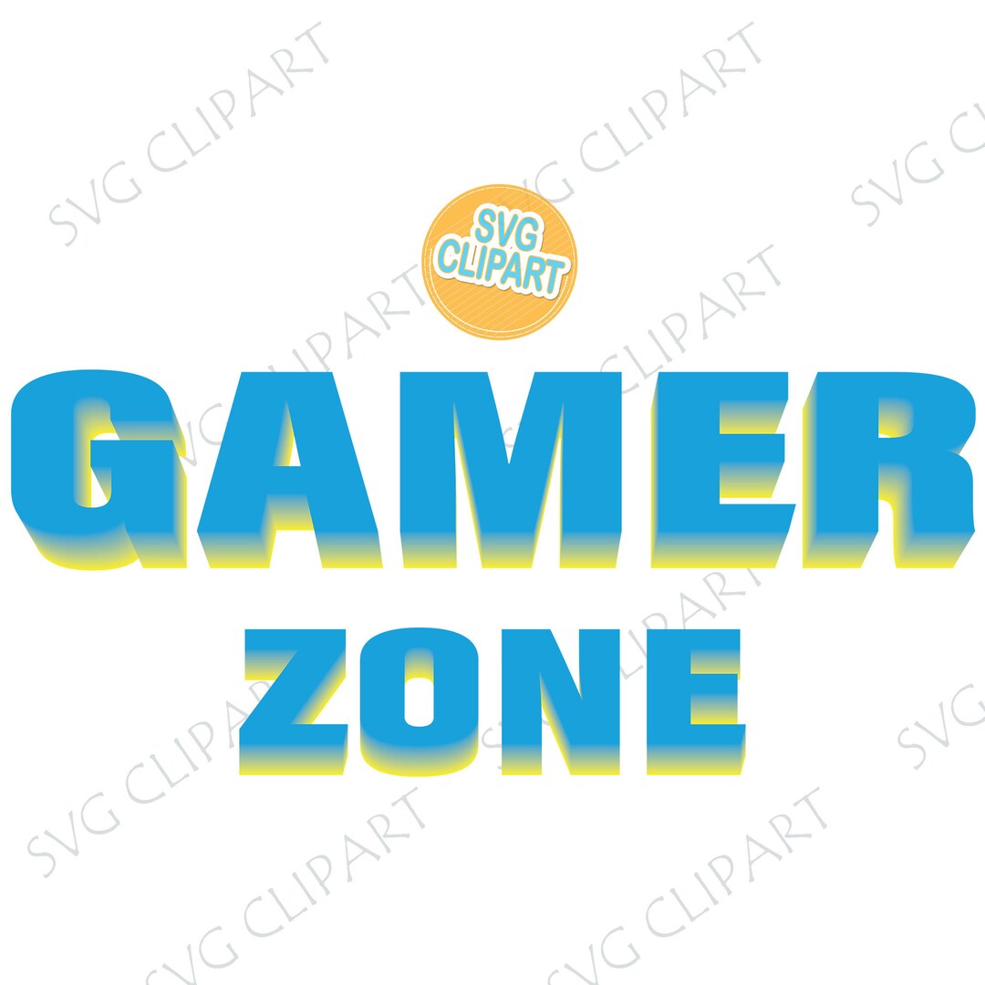 Gamer Zone Logo Design Blend Logo Design Gradient Logo - Etsy