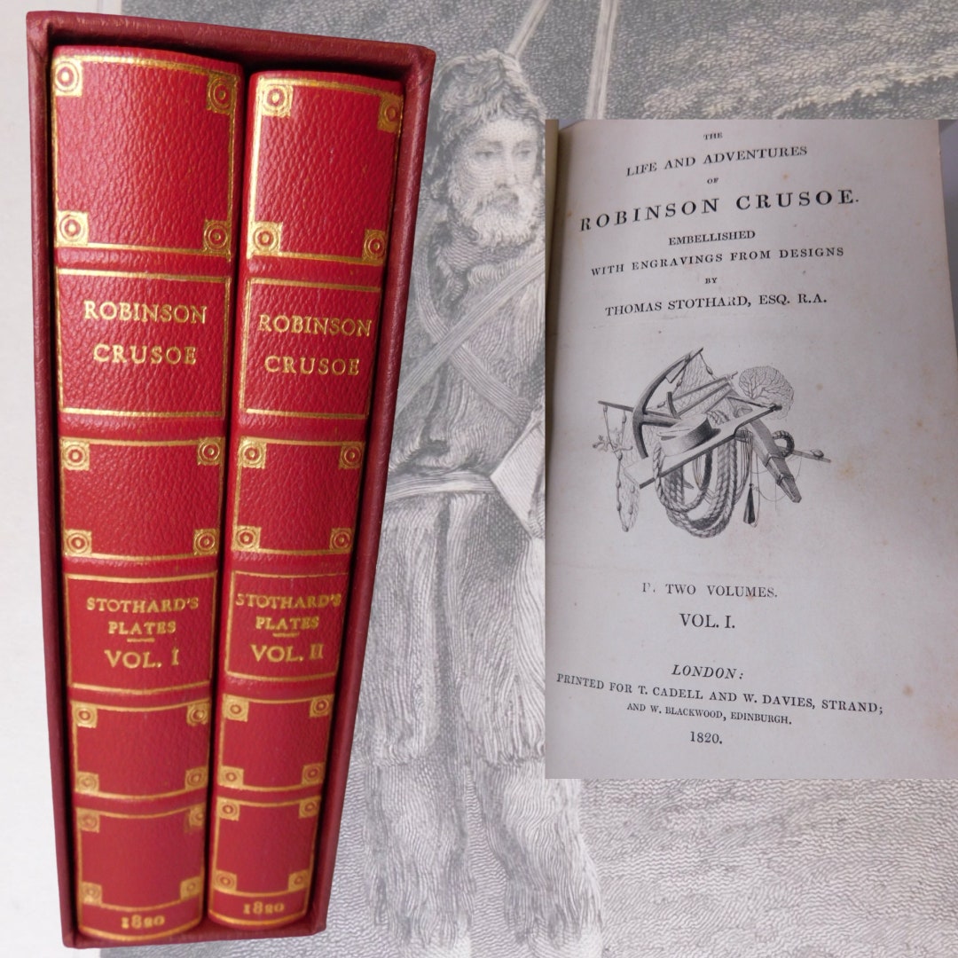 Daniel Defoe ~ 1820 the Life & Adventures of Robinson Crusoe, Thomas ...