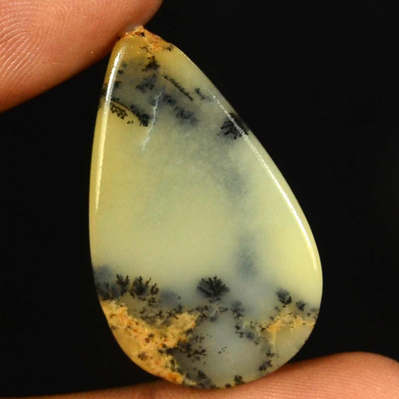 Natural Dendrite Agate Cabochon Polished Dendritic Agate | Etsy