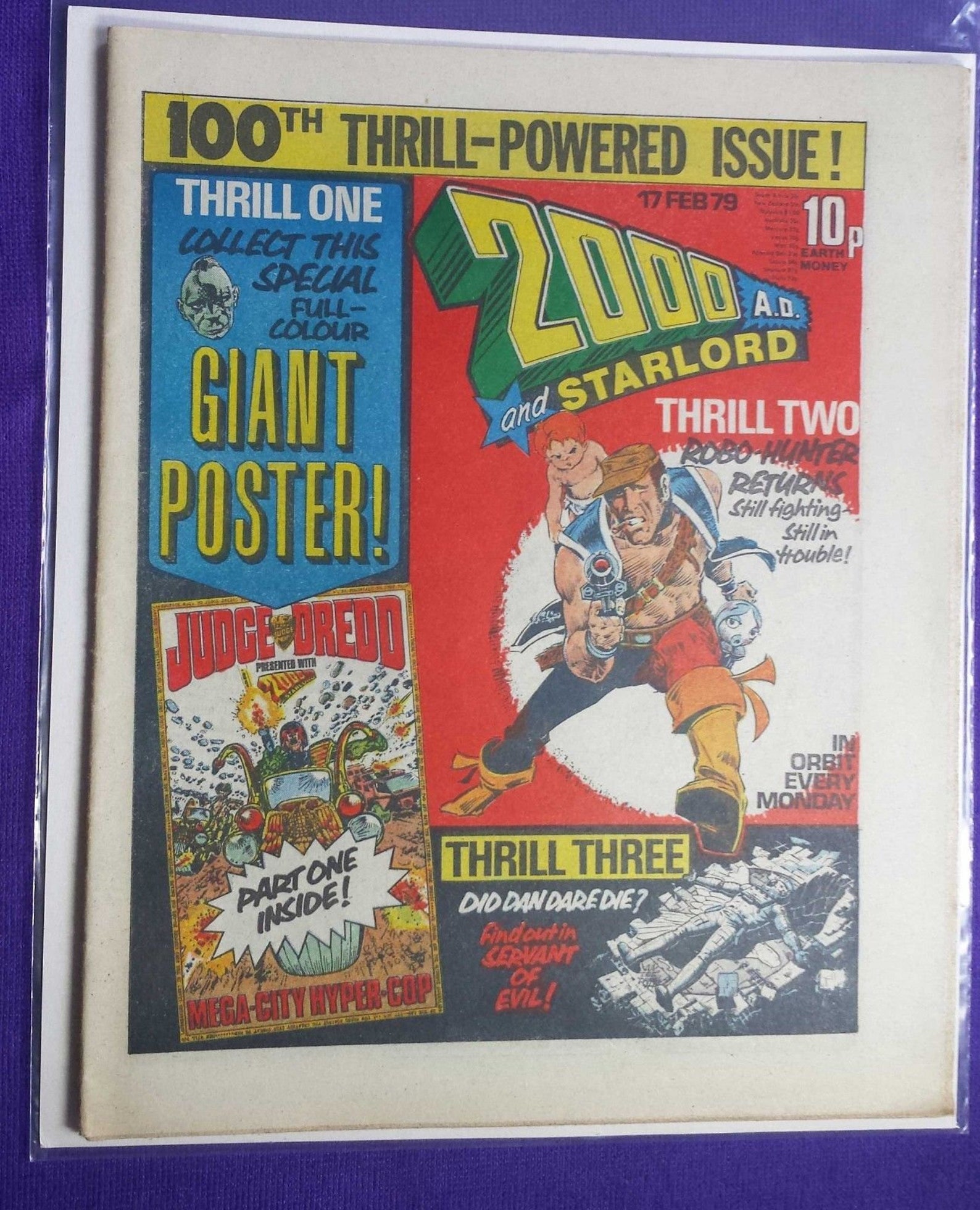 2000AD Comics and Progs 1st Appearances 1 100 2000AD Back - Etsy Canada