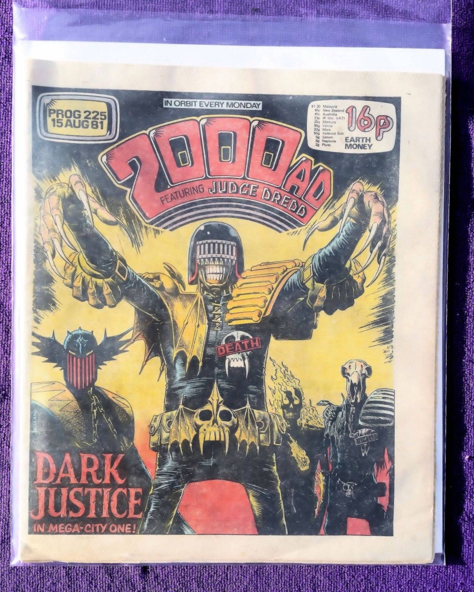 2000AD Comics and Progs 1st Appearances 1 100 2000AD Back - Etsy Canada