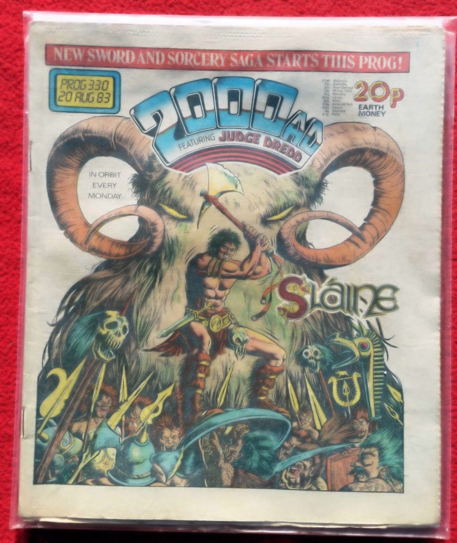 2000AD Comics and Progs 1st Appearances 1 100 2000AD Back Issues 2000AD ...