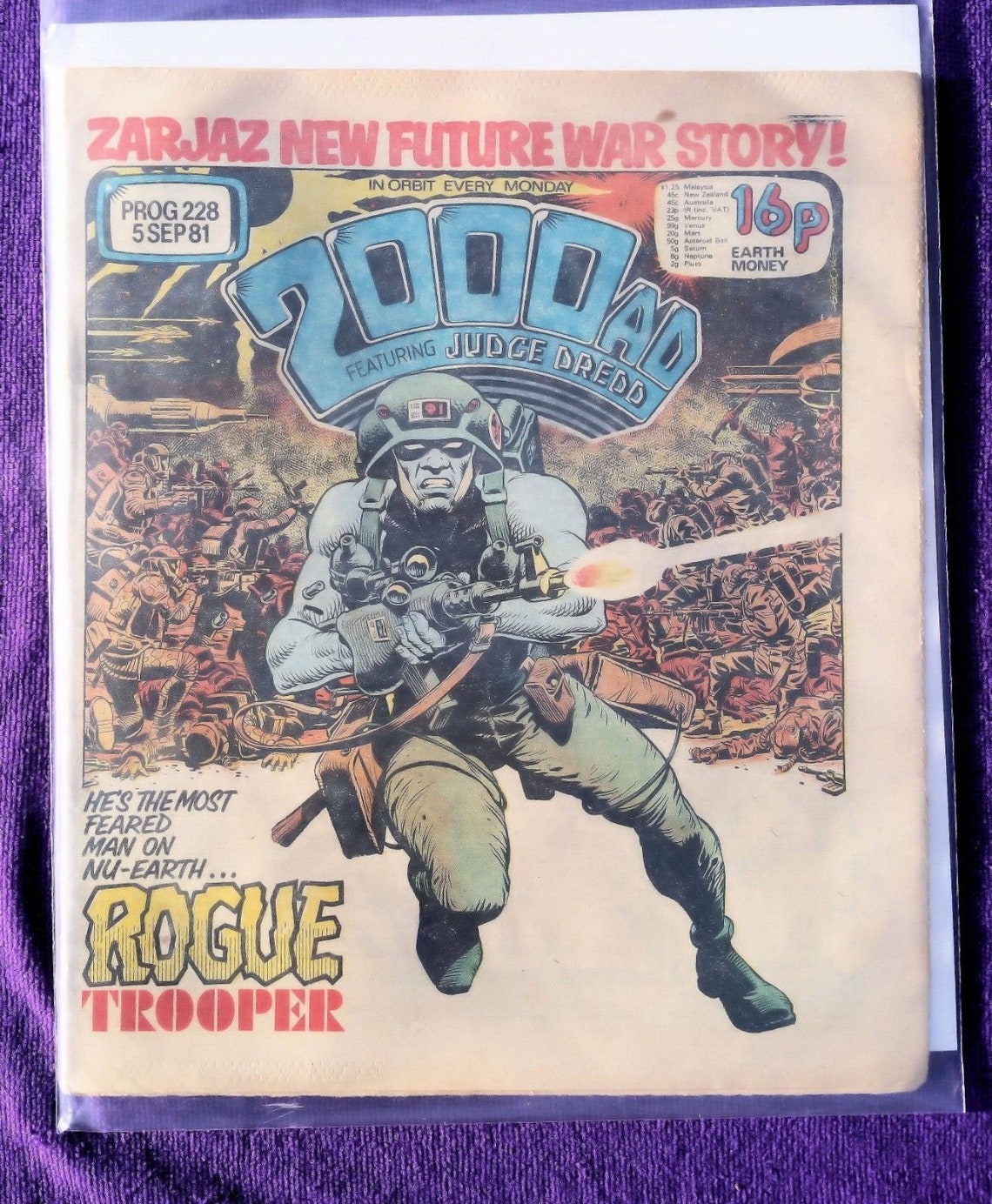 2000AD Comics and Progs 1st Appearances 1 100 2000AD Back - Etsy Canada
