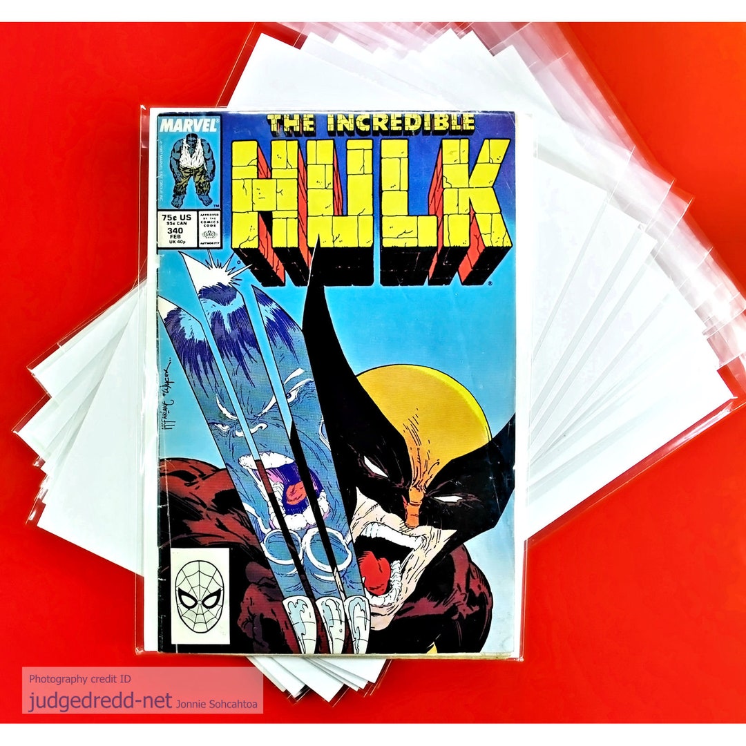 Comic Bags and Boards for Vintage Comics. Crystal Clear Acid-free Comic ...