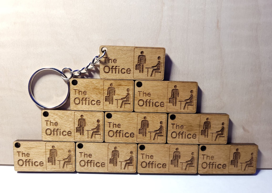 The Office Wooden Keychains | Etsy