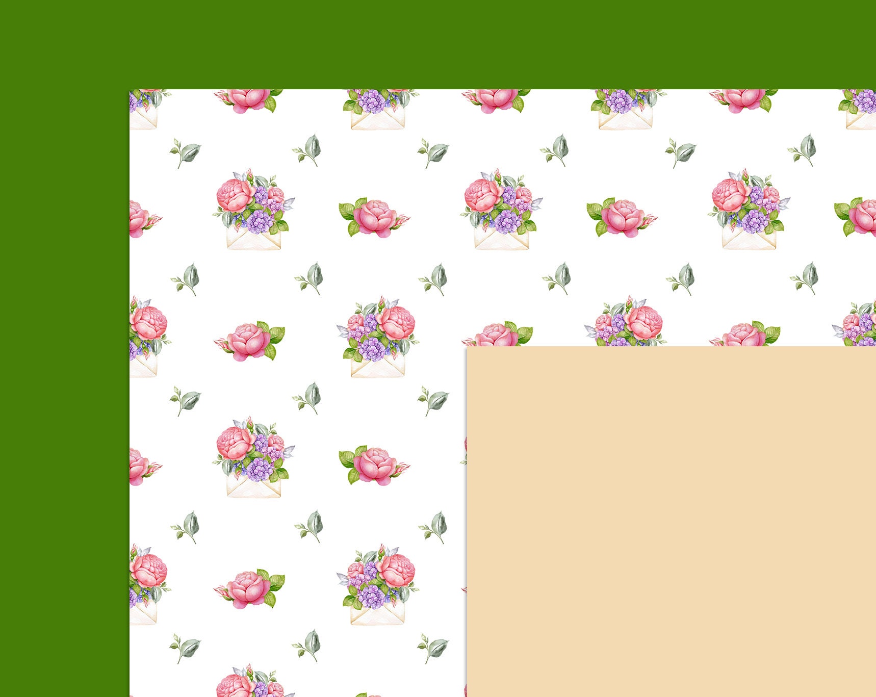 Romantic Watercolor Digital Paper Pack Wedding Decor JPEG. - Etsy