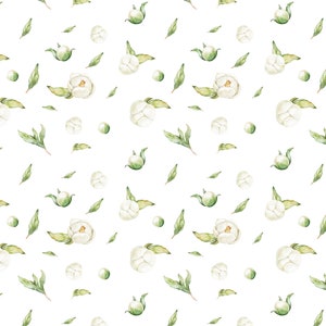 Watercolor Seamless Patterns. Baby Girls, Boys Digital Background ...