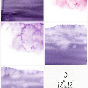 Watercolor Texture Blue, Black, Pink, Purple Washes 25 Backgrounds ...