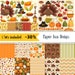 Thanksgiving Clipart Bundle Sale. Autumn, Fall Clip Art. Digital Paper ...