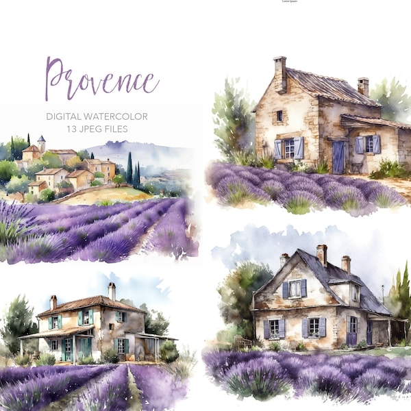 Provence Landscape - Etsy