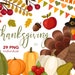 Thanksgiving Individual PNG. Colourful Autumn Clipart, High-resolution ...