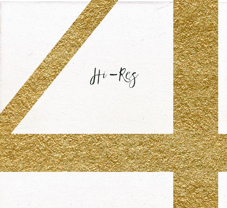 Golden Numbers Clip Art Golden Clipart. | Etsy