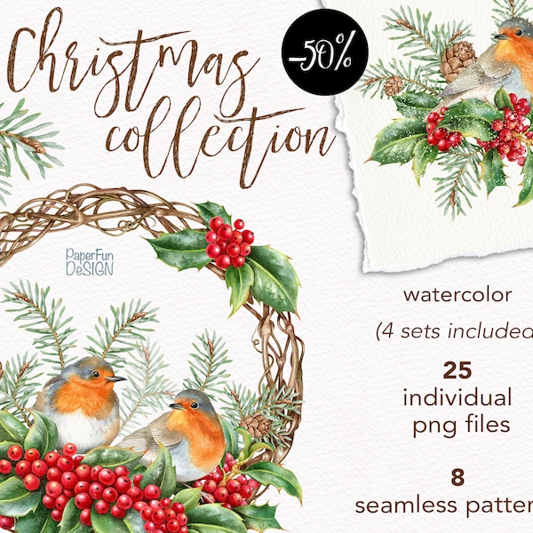 Christmas Robin Png - Etsy