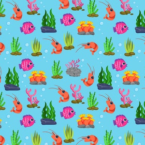 Underwater Bundle Ocean Life Clip Art, Digital Paper, Cute Sea ...