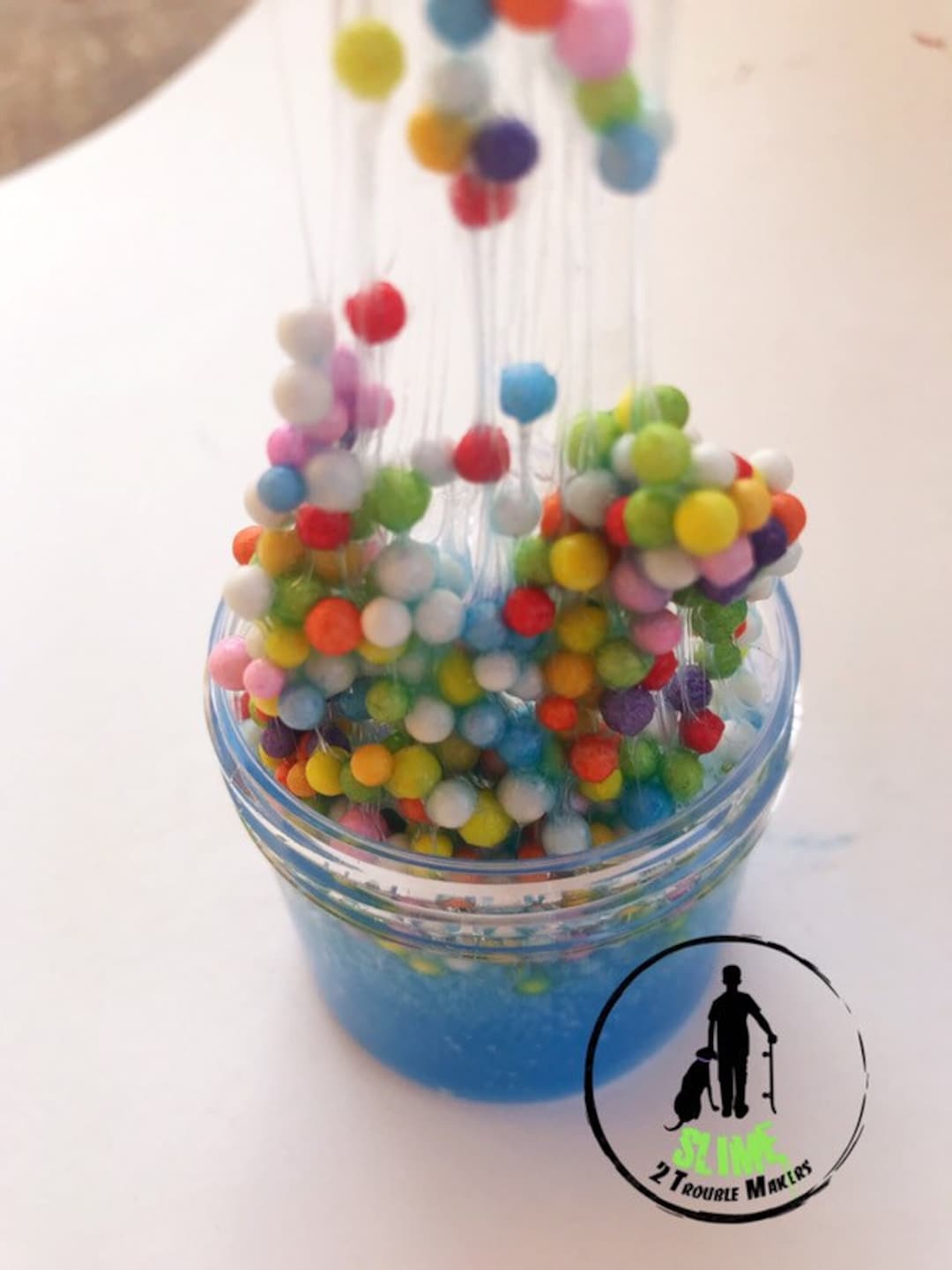 Rainbow Dash Slime WITH Surprise CHARM |unicorn Slime | Rainbow Slime ...