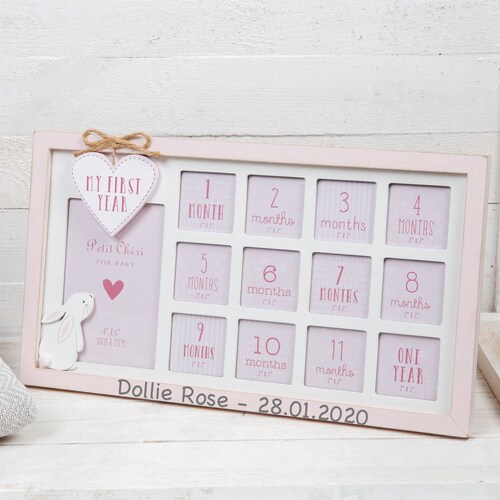 Personalised My First Year Square Photo Frame | Etsy