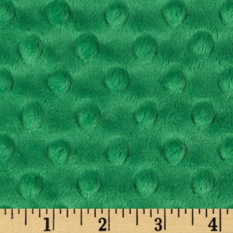 36" X 50" Blanket Minky Dimple Dot Emerald Green - Etsy